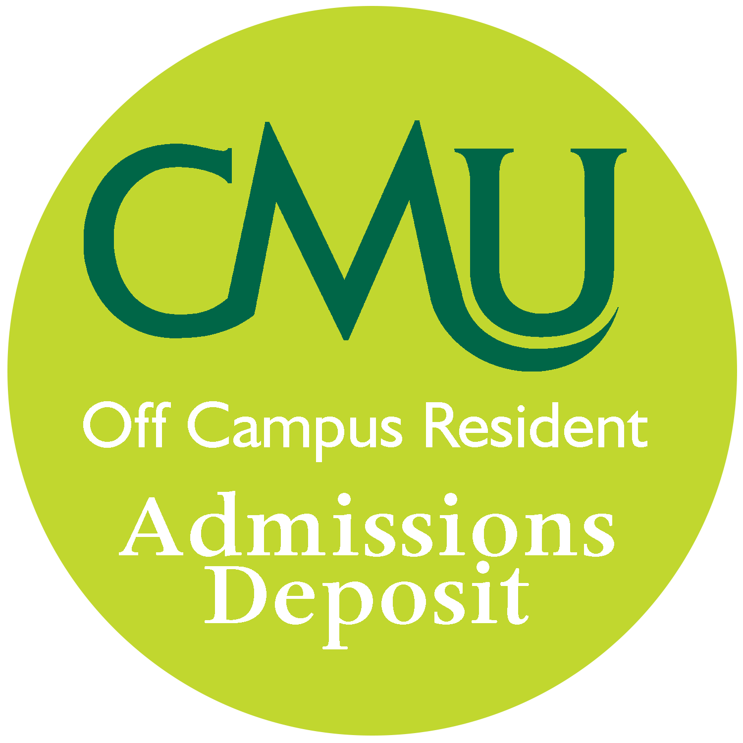 Off Campus Resident Admissions Deposit | CMU EagleStore